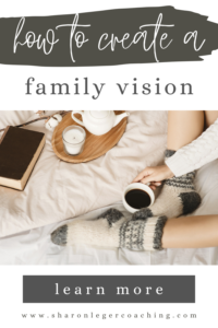 Episode 27: Creating a 10 Year Family Vision - sharonlegercoaching.com